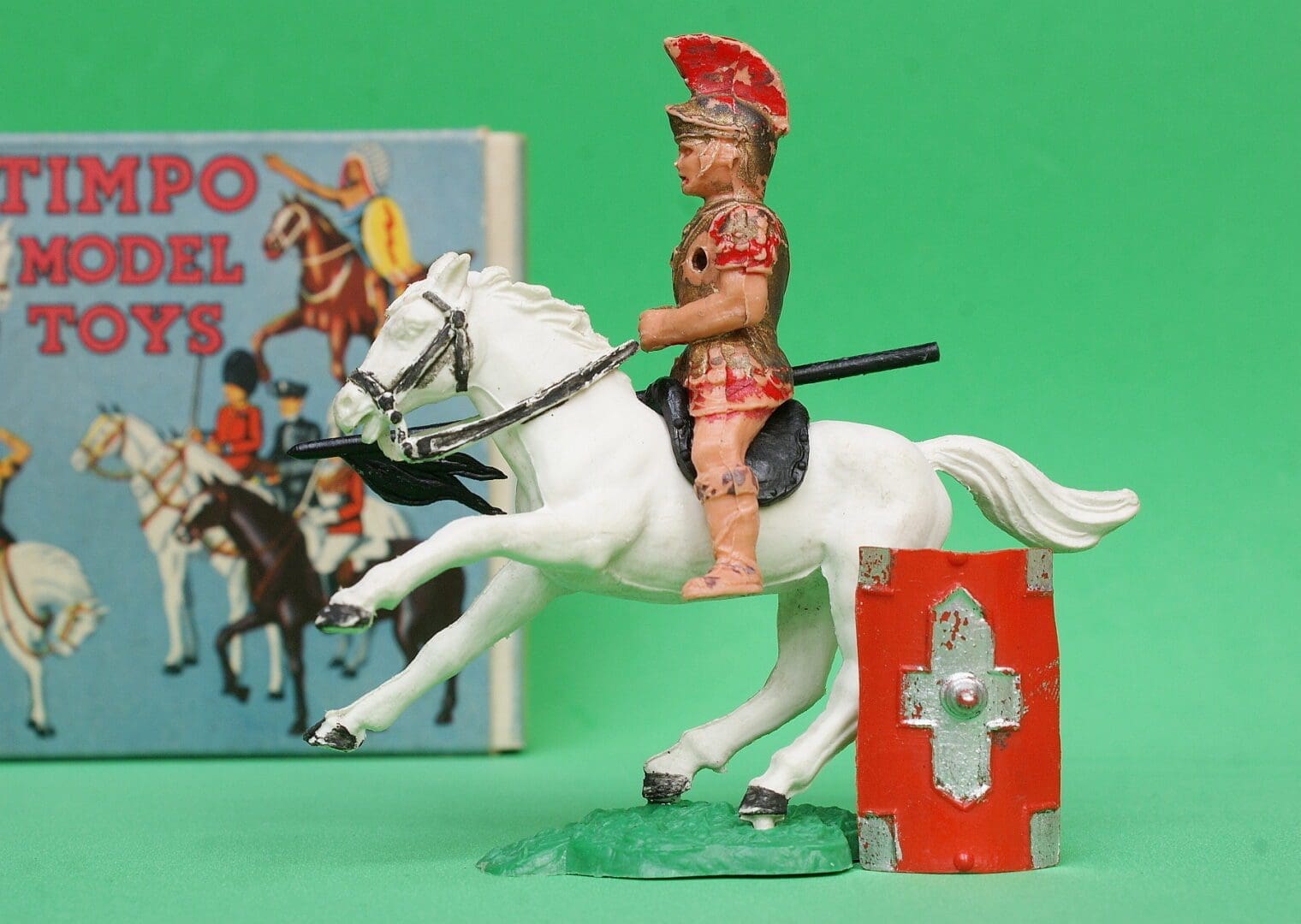 **SALE** Timpo Mounted Roman with Lance - Herald Toys and Models