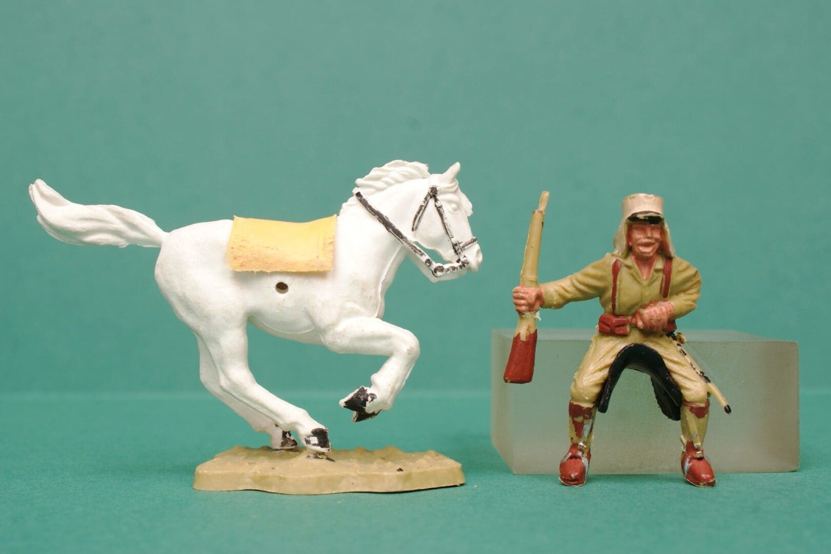 Timpo Solid Plastic Mounted Legionnaire & Infantry - Herald Toys and Models