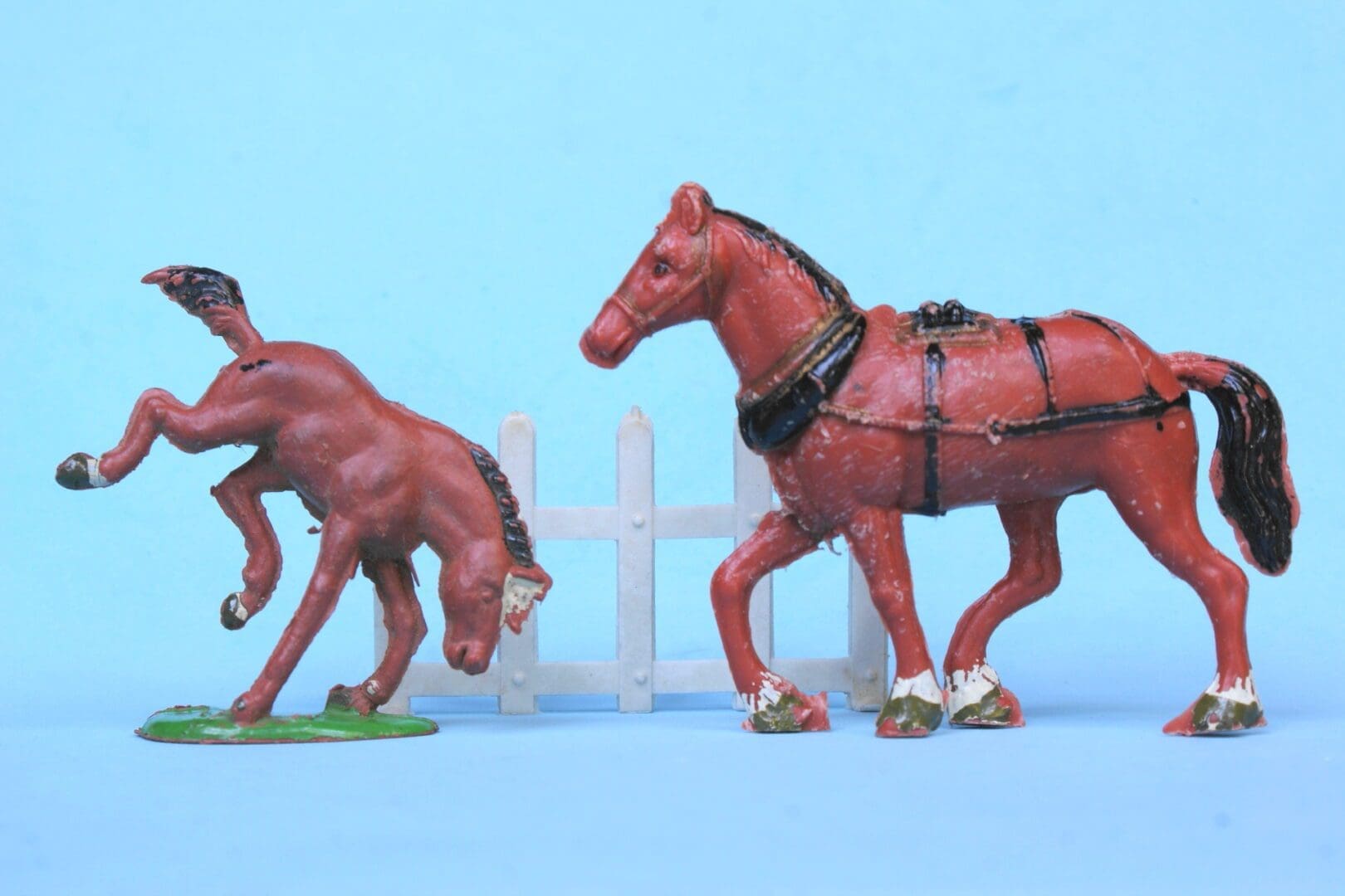 NEW! Cherilea Farm Cart Horse and RARE Bucking Colt - Herald Toys and ...