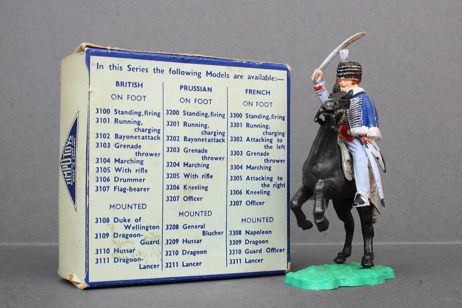 SOLD Timpo Battle of Waterloo British Army Hussar