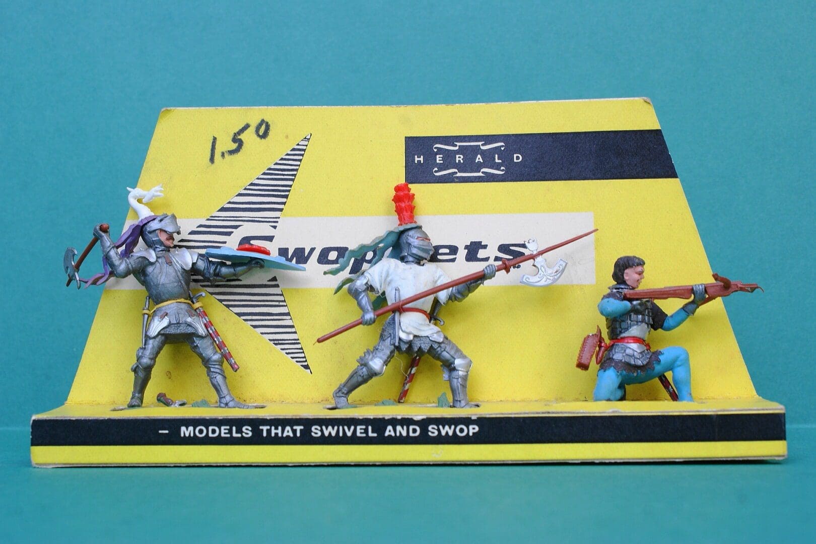 Swoppet Knights 3 Figure Carded Set - Herald Toys and Models