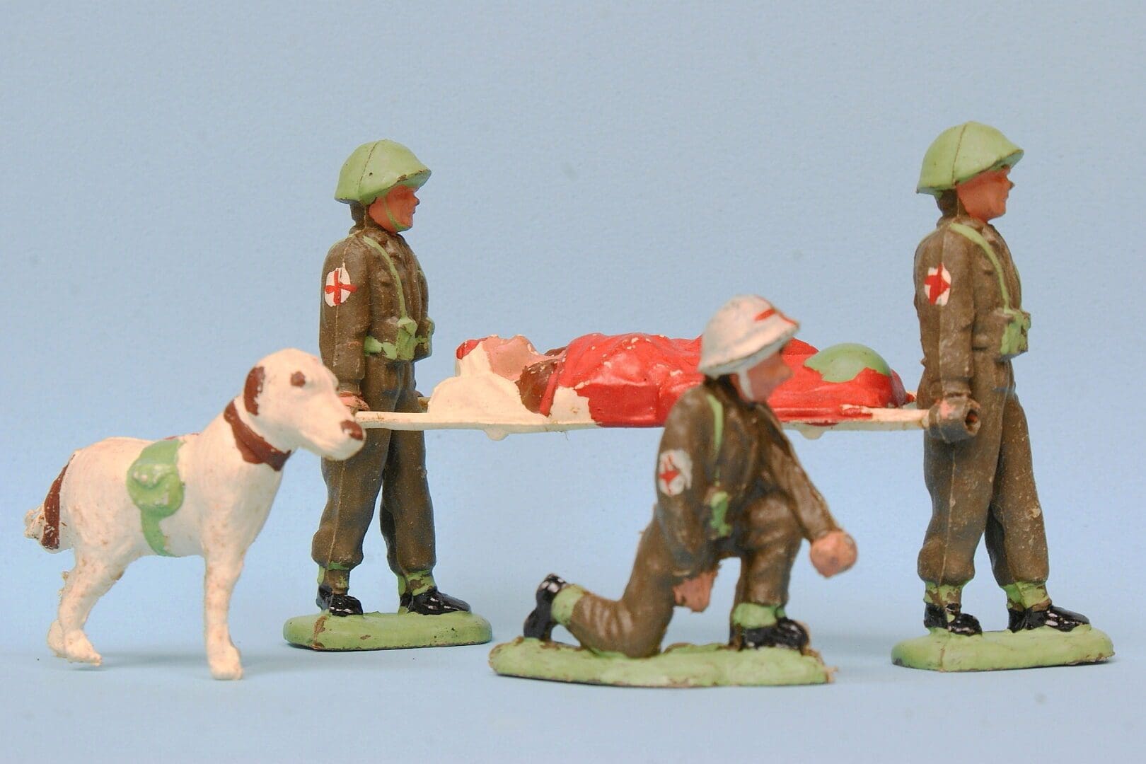 NEW! Trojan Khaki Stretcher Party, Medic & First Aid Dog - Herald Toys ...