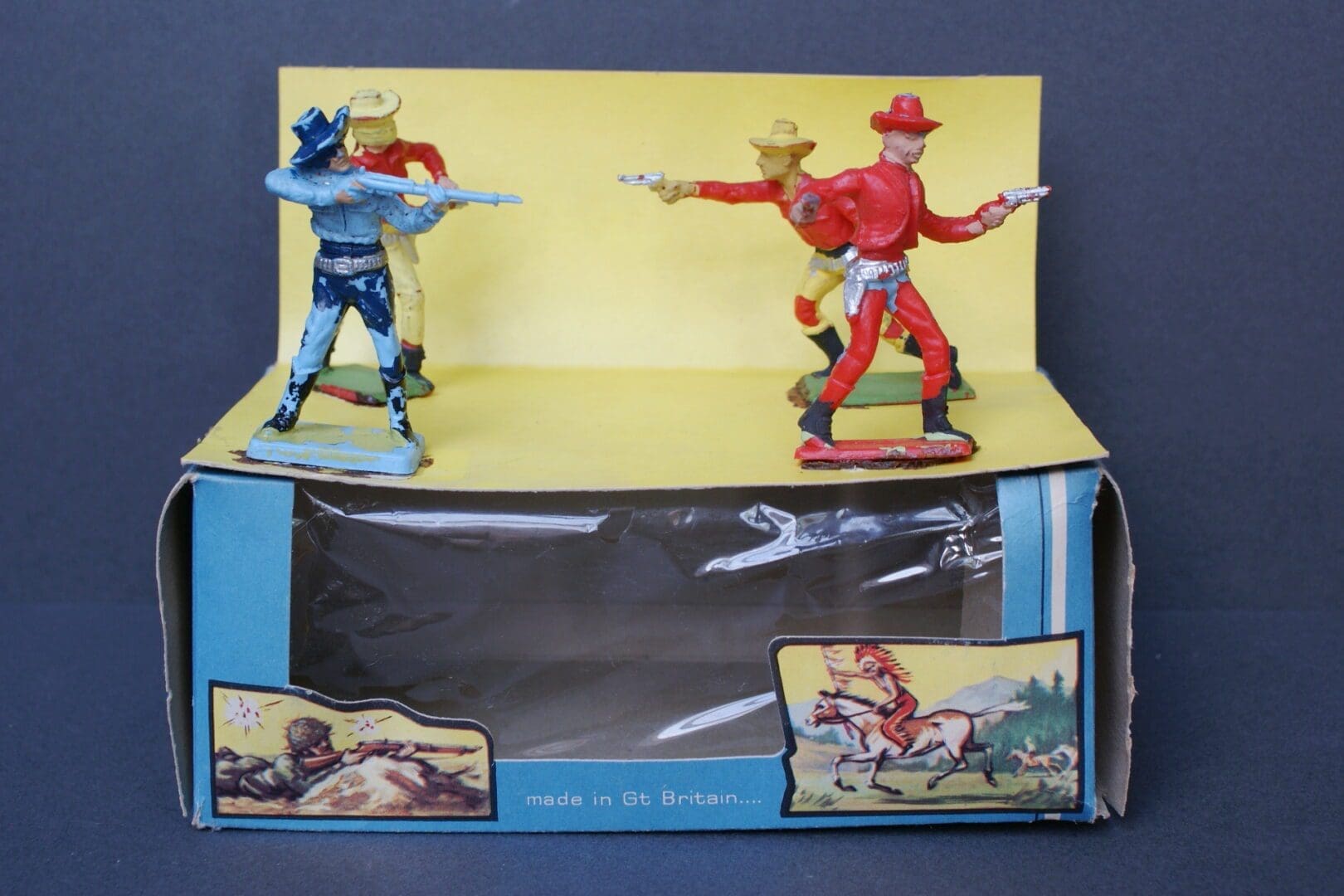 **SALE** Cherilea 60mm Wild West Cowboy Box Set - Herald Toys and Models
