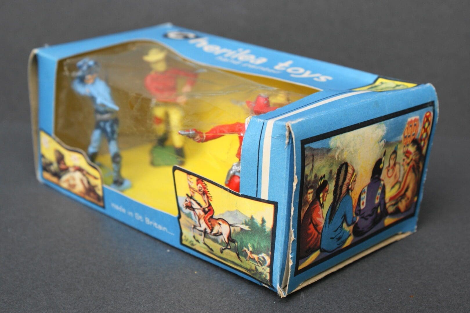 **SALE** Cherilea 60mm Wild West Cowboy Box Set - Herald Toys and Models