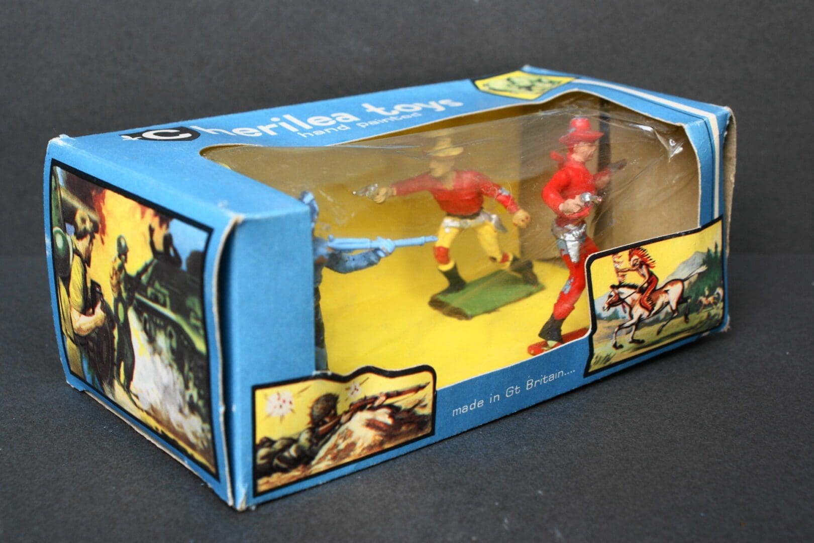 **SALE** Cherilea 60mm Wild West Cowboy Box Set - Herald Toys and Models