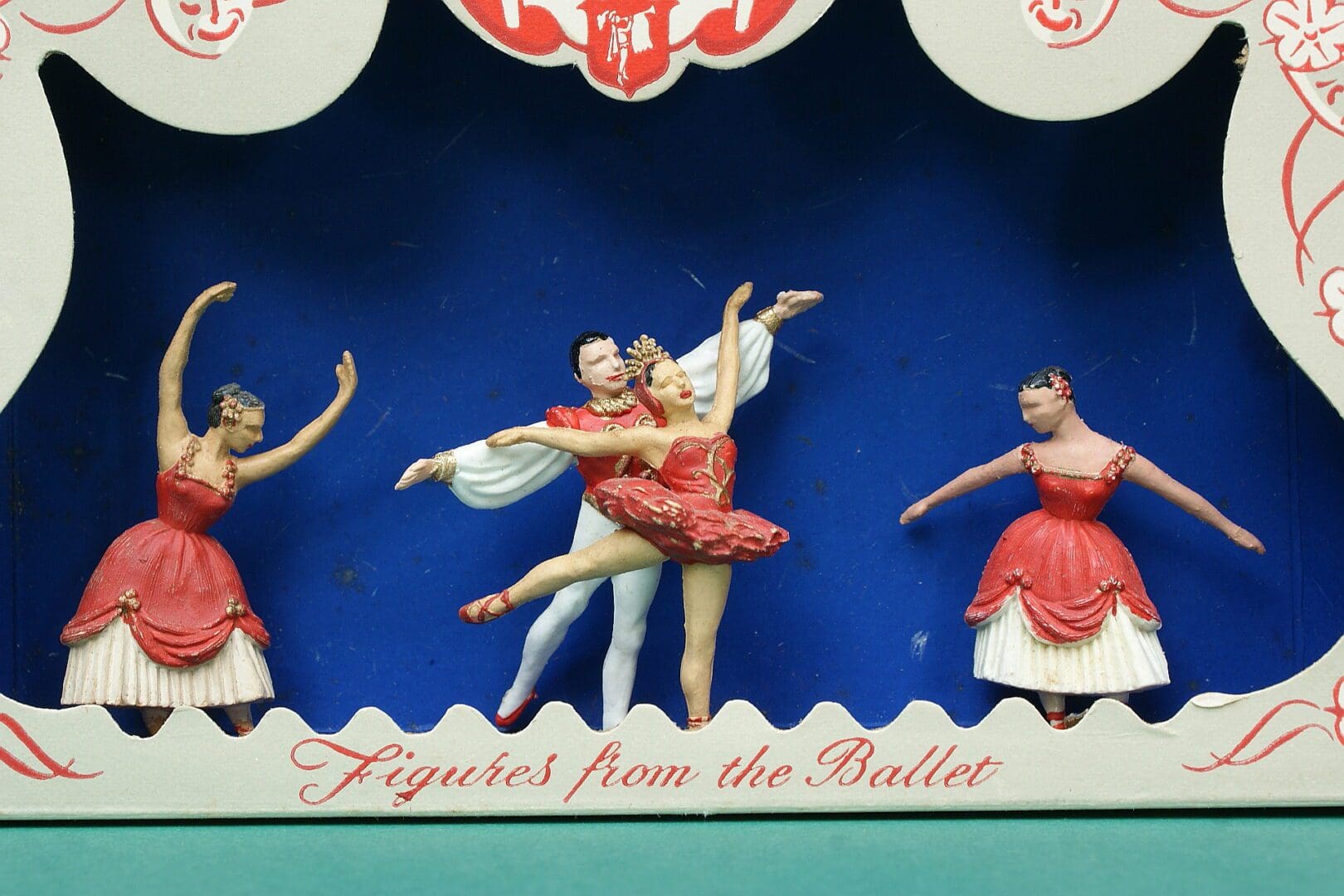 NEW! Herald Ballet Dancers (RED) - Display Carton - Herald Toys and Models