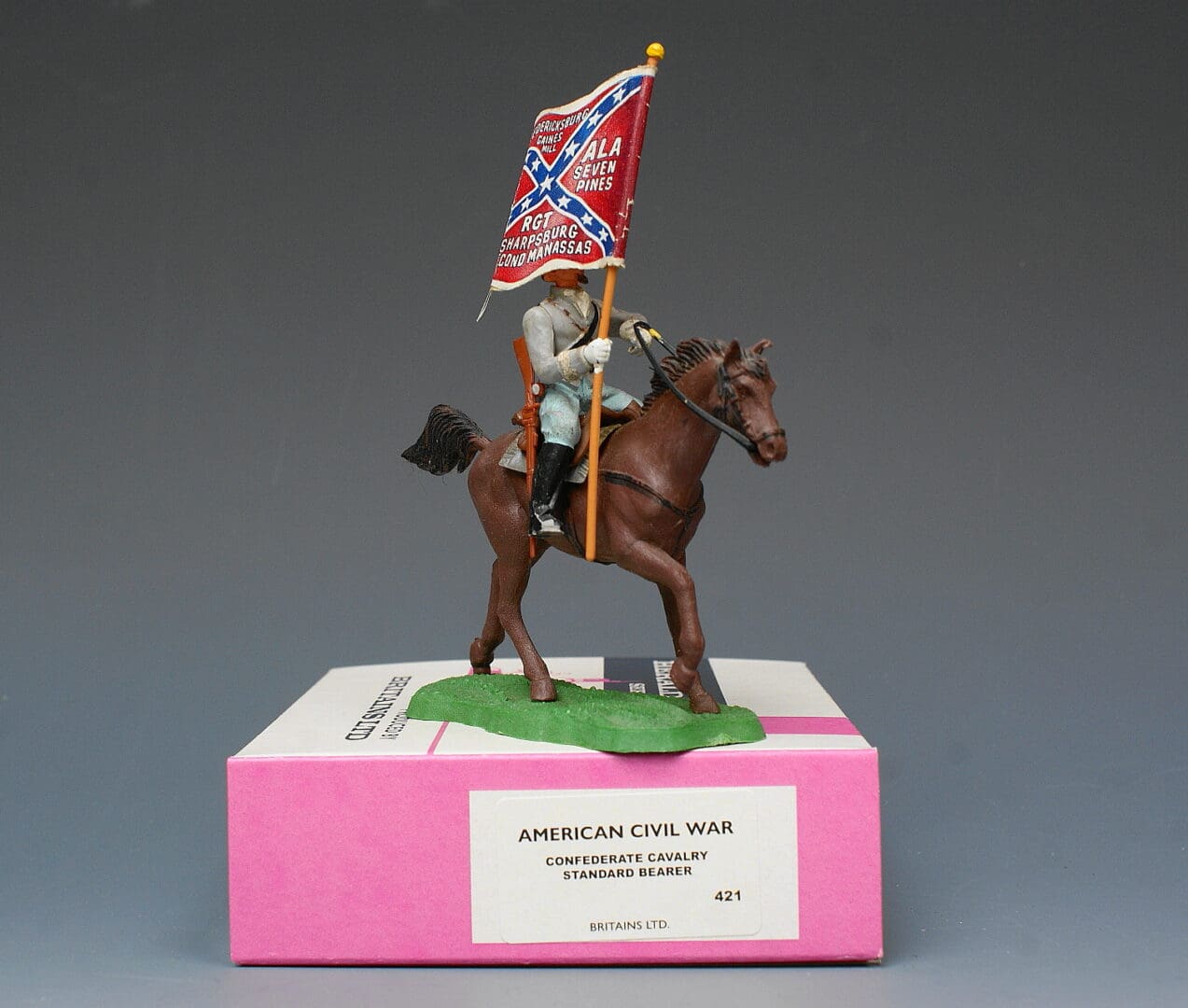 Britains ACW Confederate Cavalry Standard Bearer [Lot #49] - Herald ...