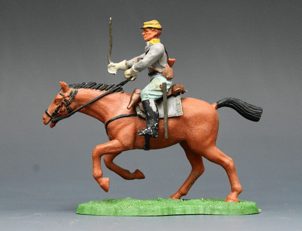 Swoppet ACW Confederate Cavalry Trooper - Repro Box #81 - Herald Toys ...
