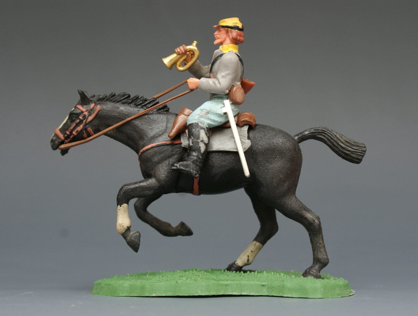 Swoppet ACW Confederate Cavalry Bugler - Repro Box #2 - Herald Toys and ...