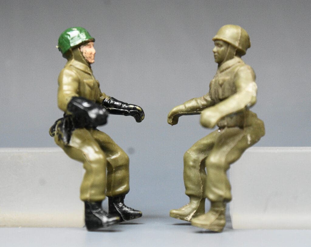 Poplar Toys Military Jeep Drivers - Herald Toys and Models