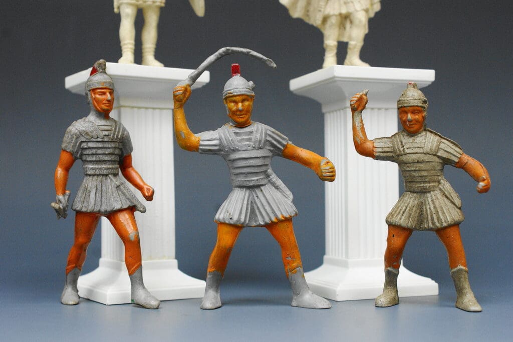 Poplar Plastic Roman Legion Soldiers - Vinyl - Herald Toys and Models