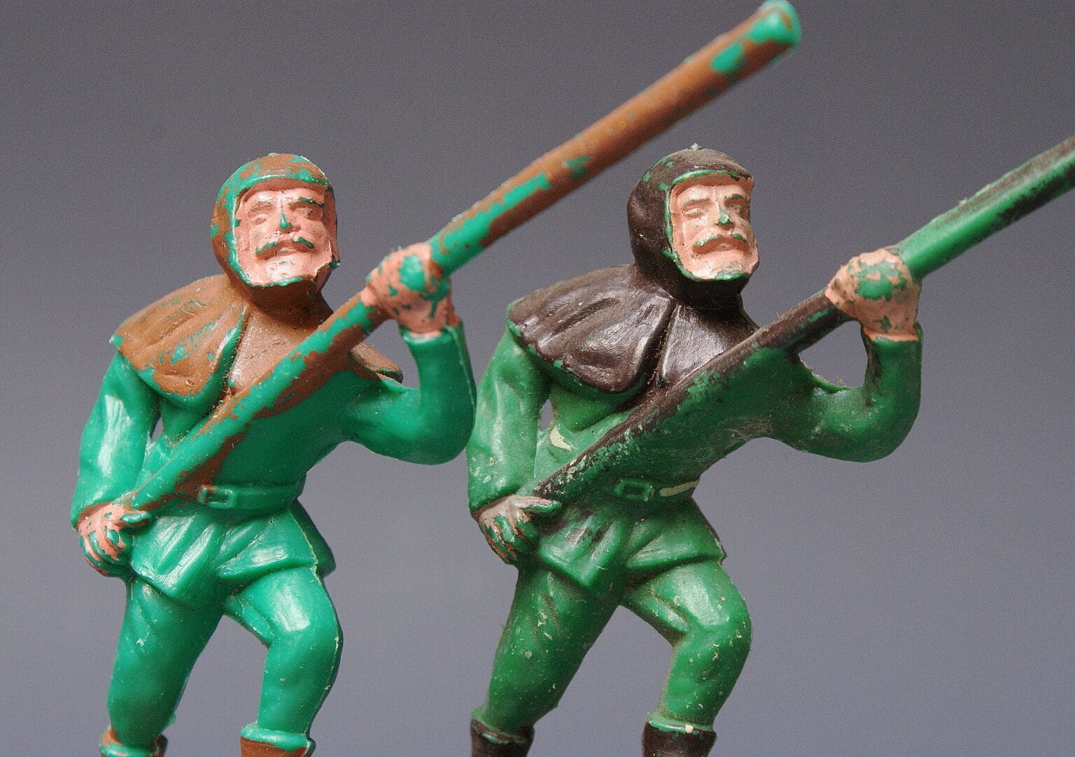 Lone Star Pair Little John Figures with Quarter-staffs - Herald Toys ...